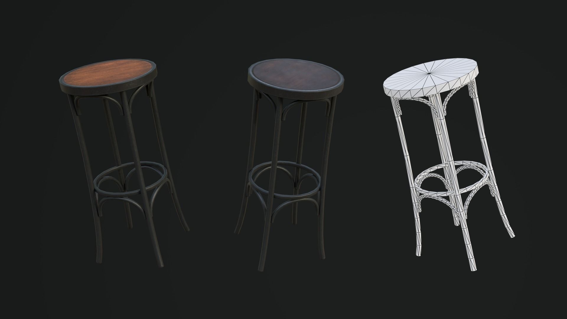 3D model Vintage Bar Props VR / AR / low-poly | CGTrader