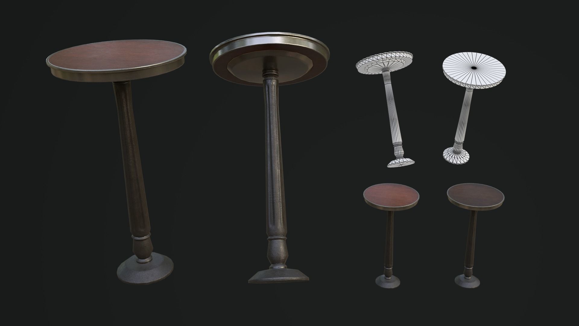 3D model Vintage Bar Props VR / AR / low-poly | CGTrader