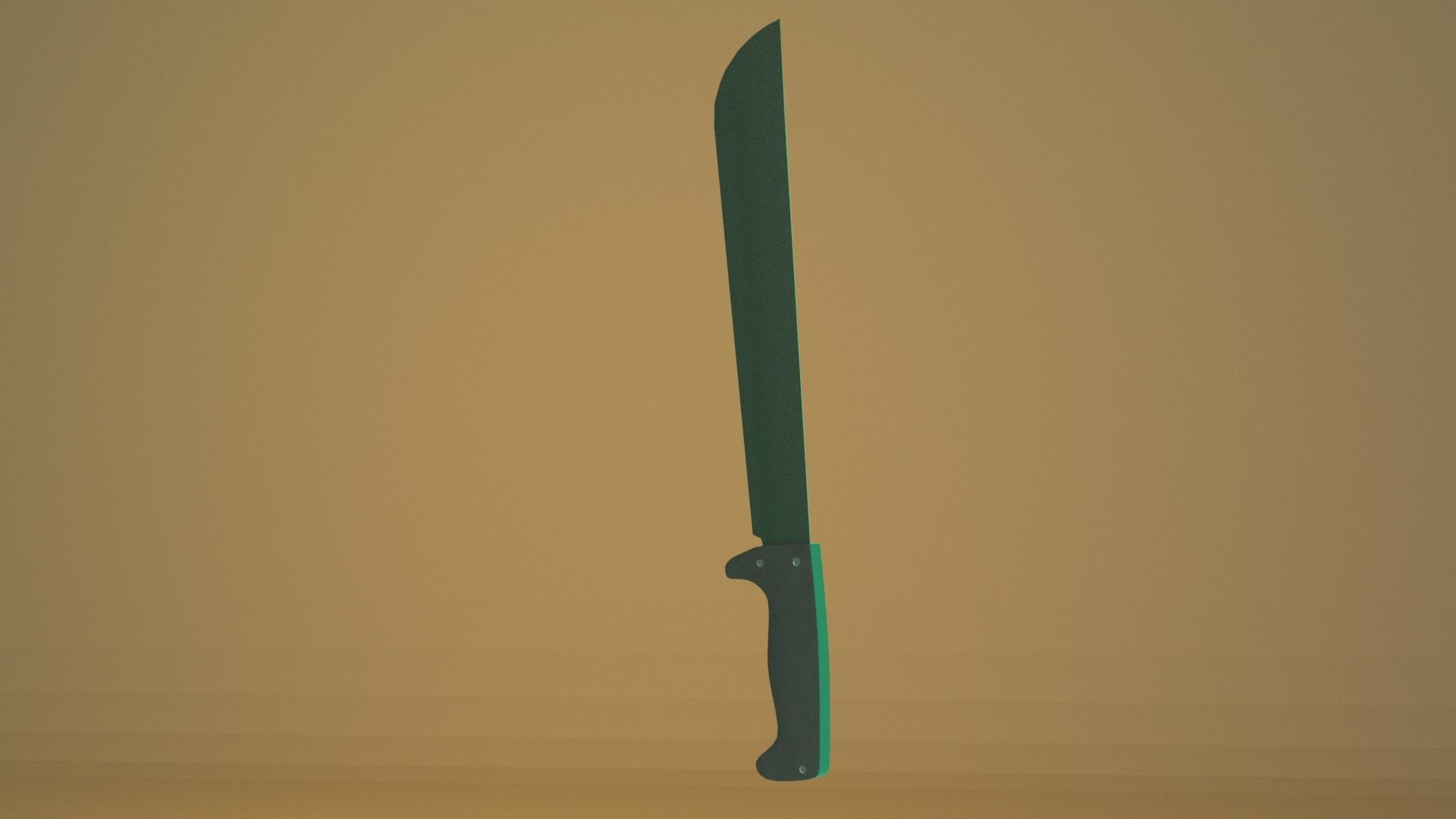 Machete Carbon Hilt free VR / AR / low-poly 3D model | CGTrader