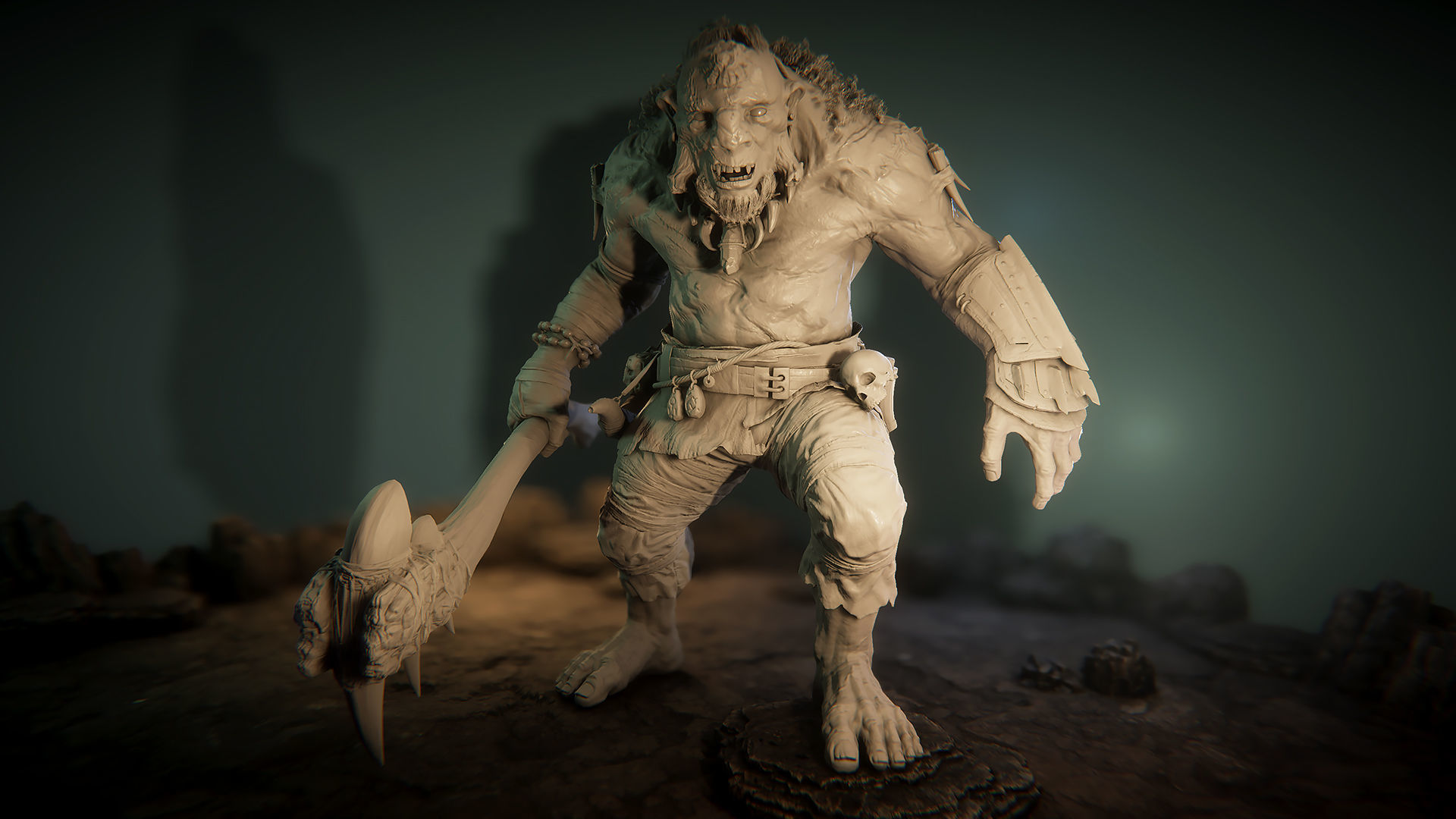 3D model Wild troll VR / AR / low-poly animated | CGTrader