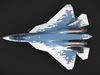 3D model Sukhoi Su-57 VR / AR / low-poly rigged animated | CGTrader