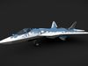 3D model Sukhoi Su-57 VR / AR / low-poly rigged animated | CGTrader
