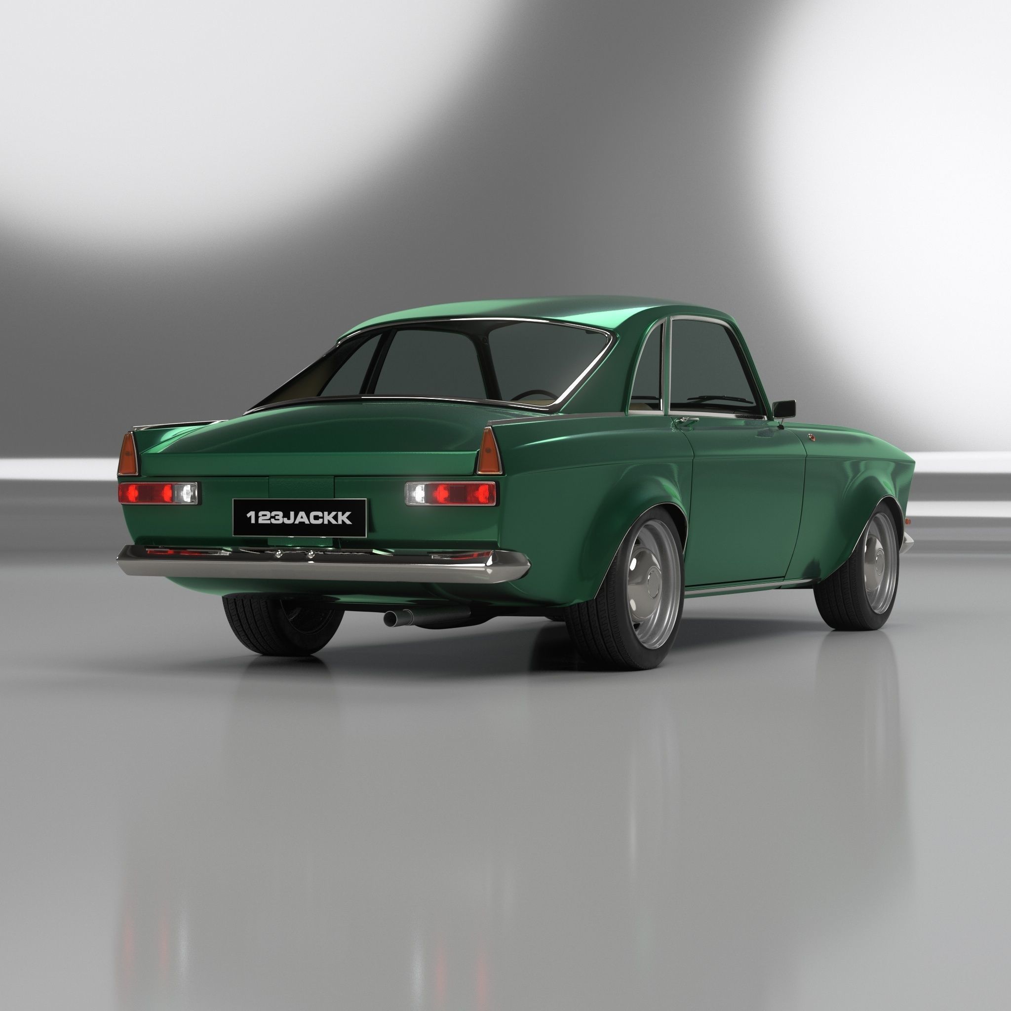 Moskvich 412 coupe 3D model | CGTrader