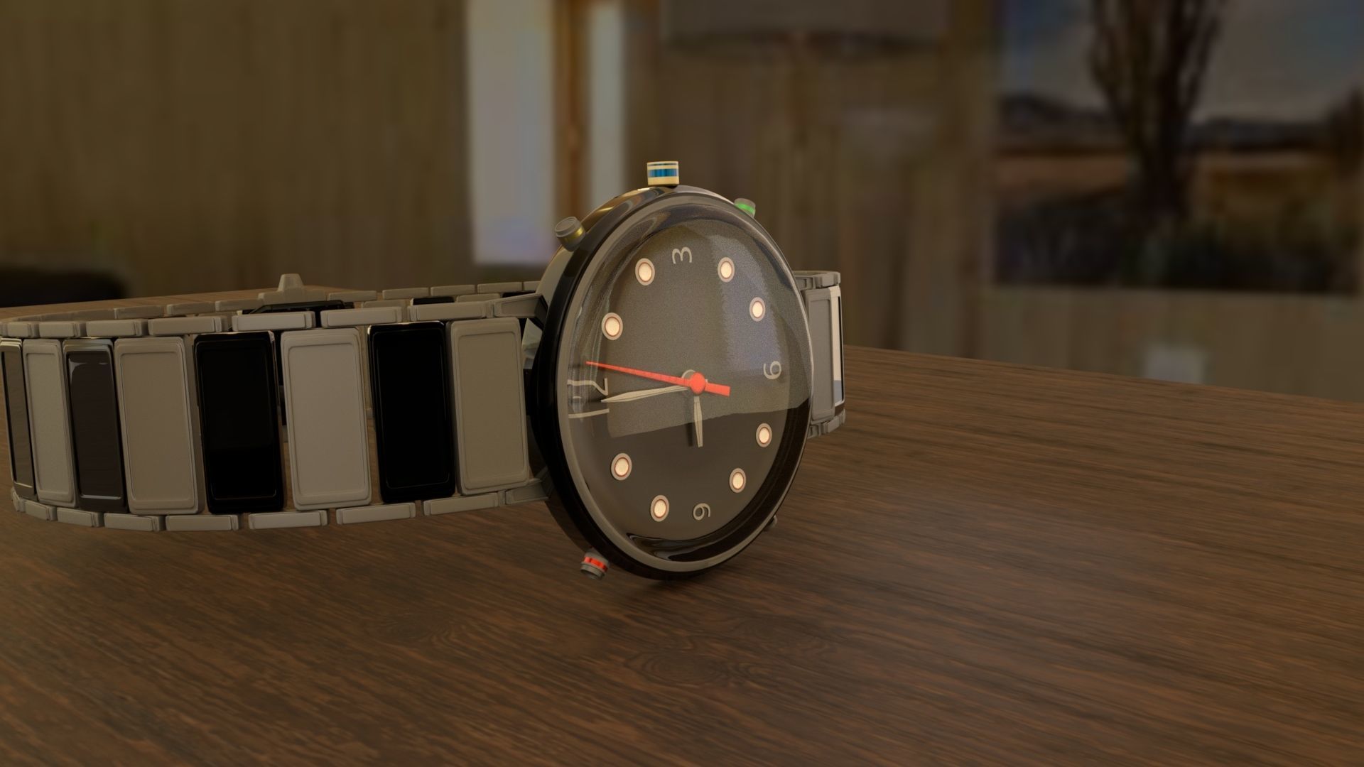 wrist Watch 3d model 2020 3D model animated | CGTrader