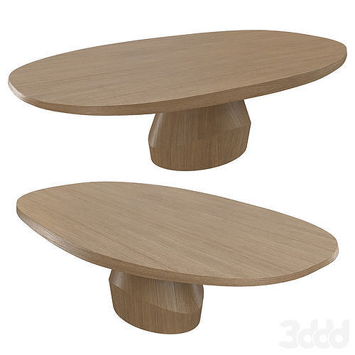 YAB DINING TABLE BY YABU PUSHELBERG FOR COLLECTION PARTICULIERE 3D ...