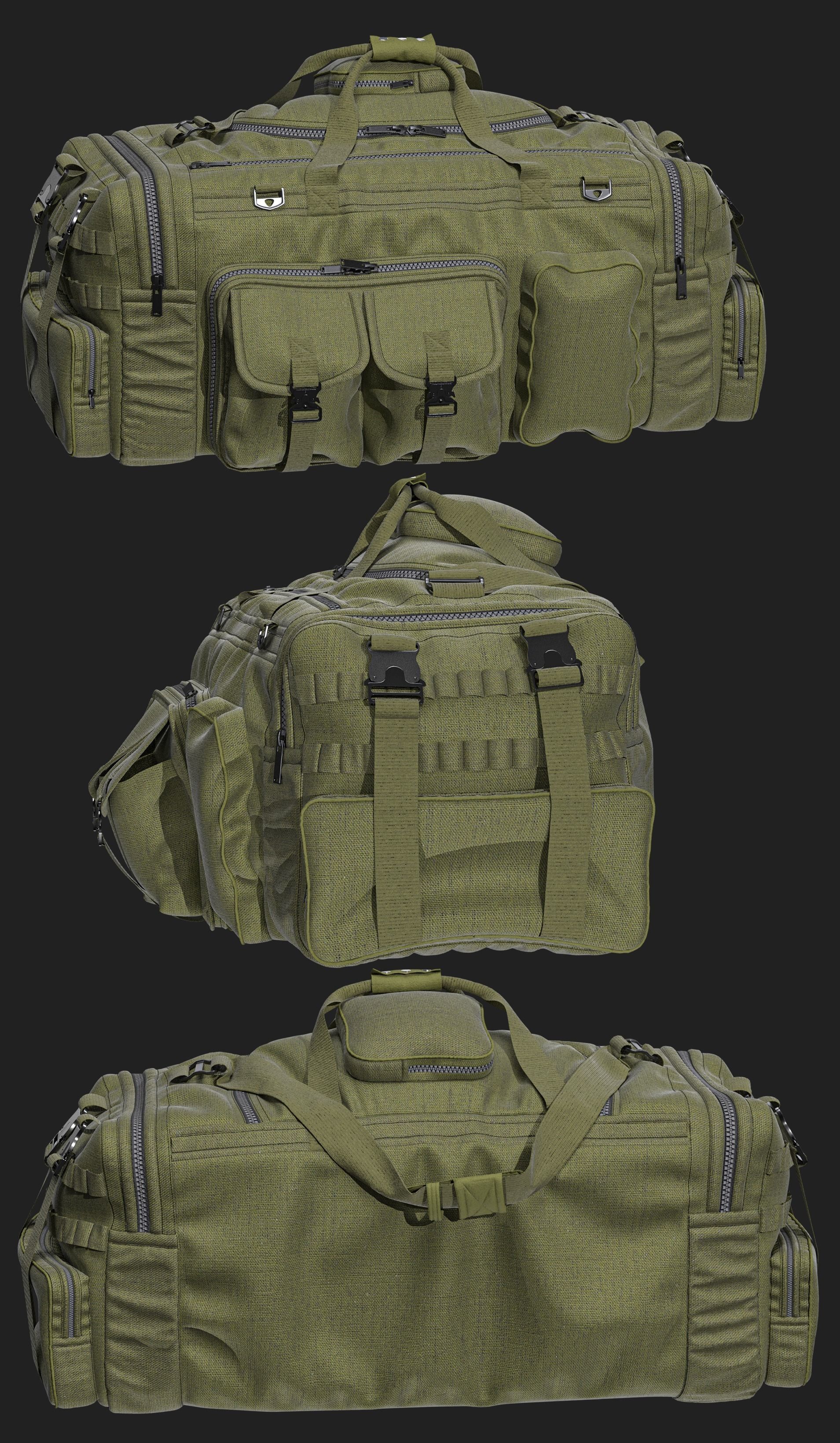 Tactical Bag 2 3D model | CGTrader