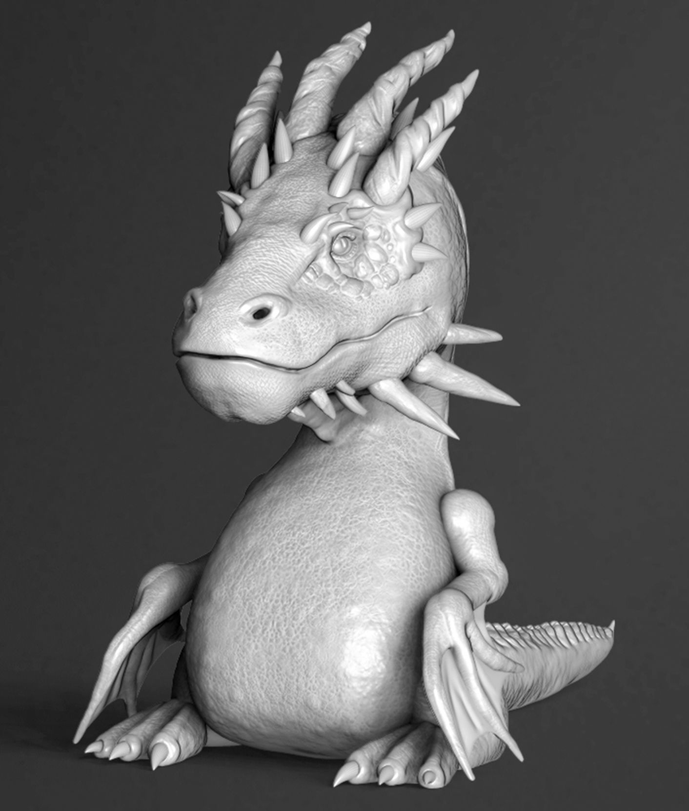 3D Printable Dragon 3D model 3D printable | CGTrader