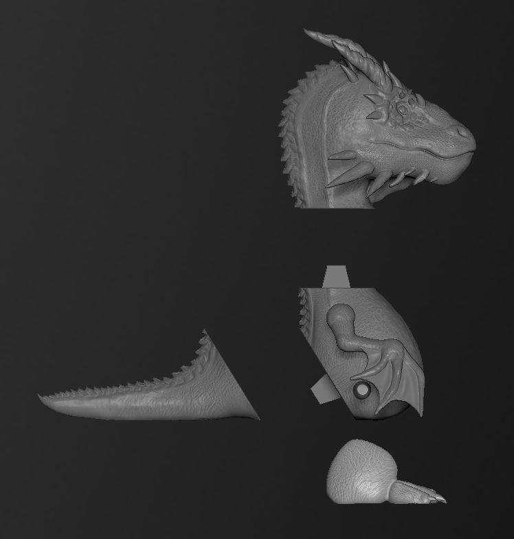 3D Printable Dragon 3D model 3D printable | CGTrader