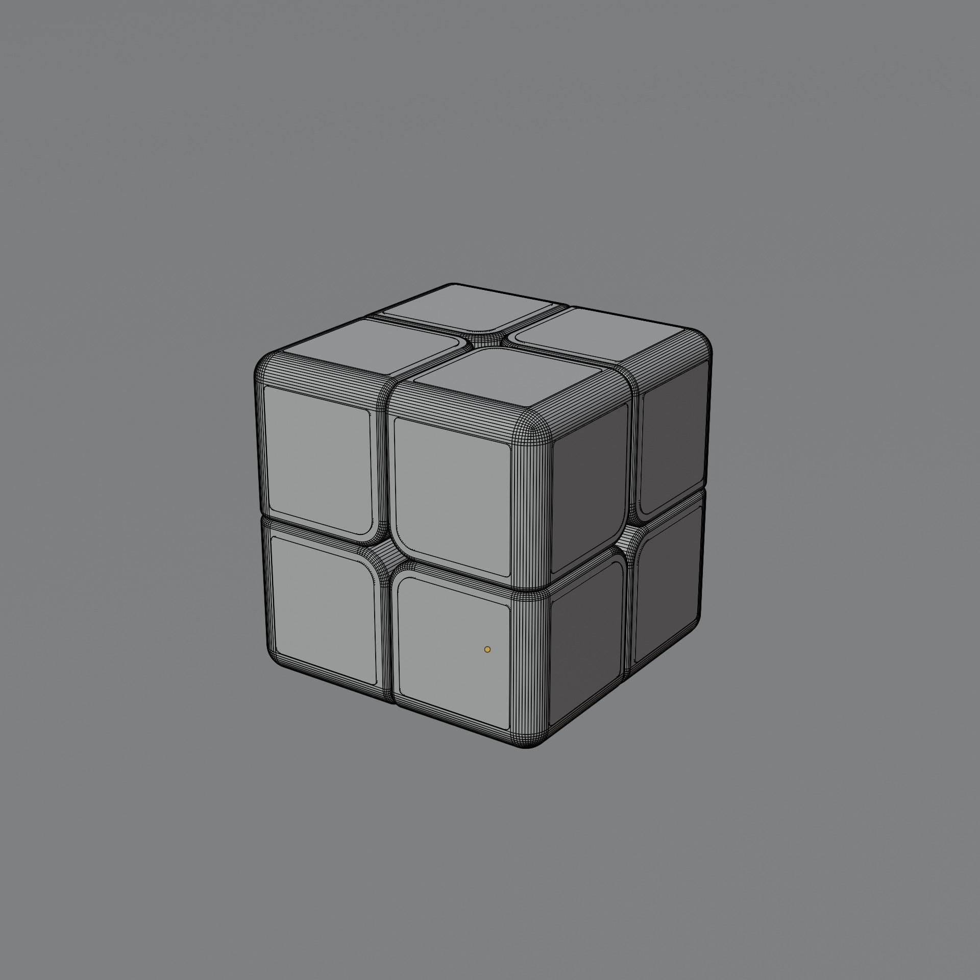 Rubiks Cube 2x2 3D model | CGTrader