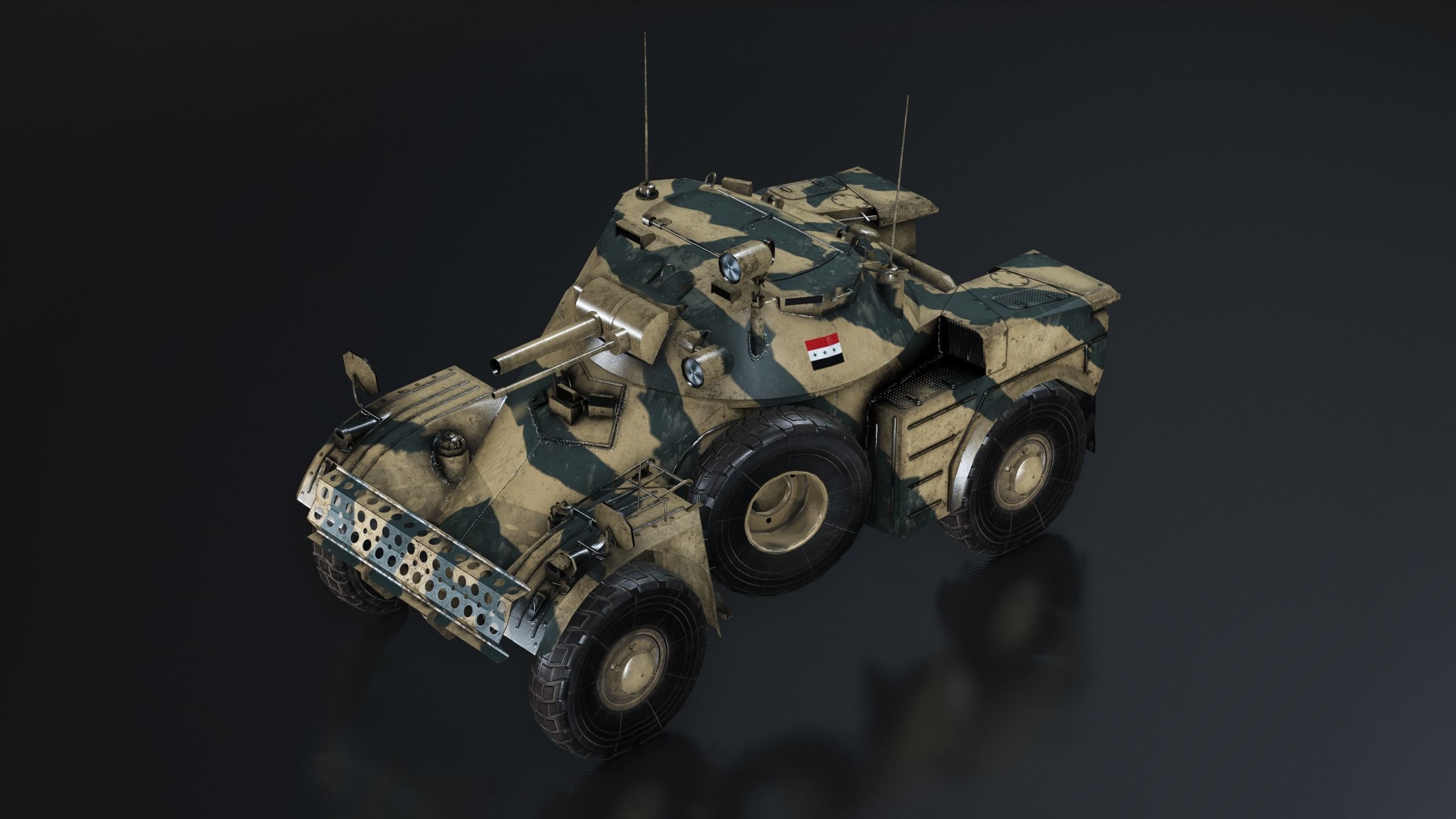 AML-60-12 Iraqi army 3D model | CGTrader