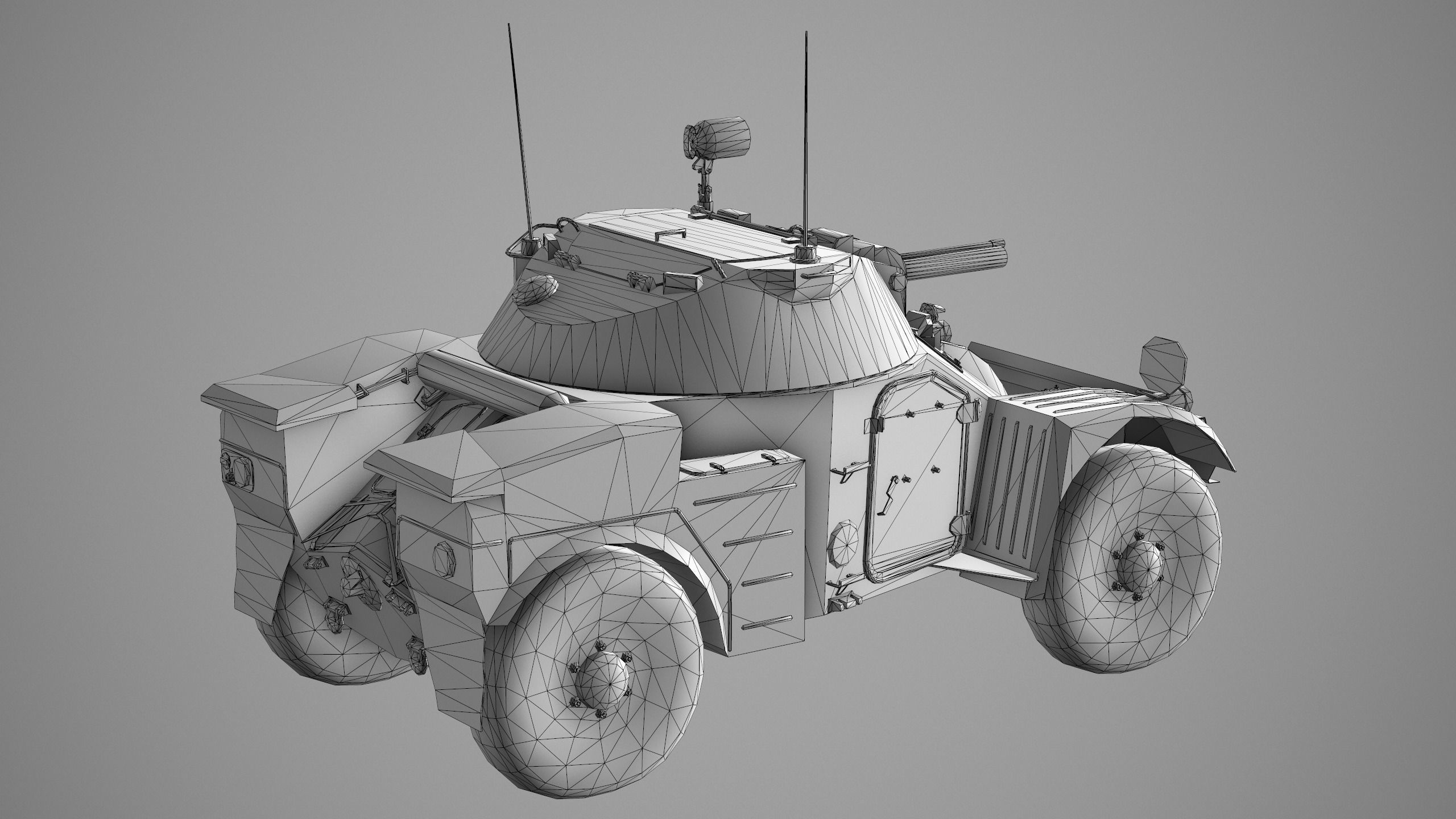 AML-60-12 Iraqi army 3D model | CGTrader