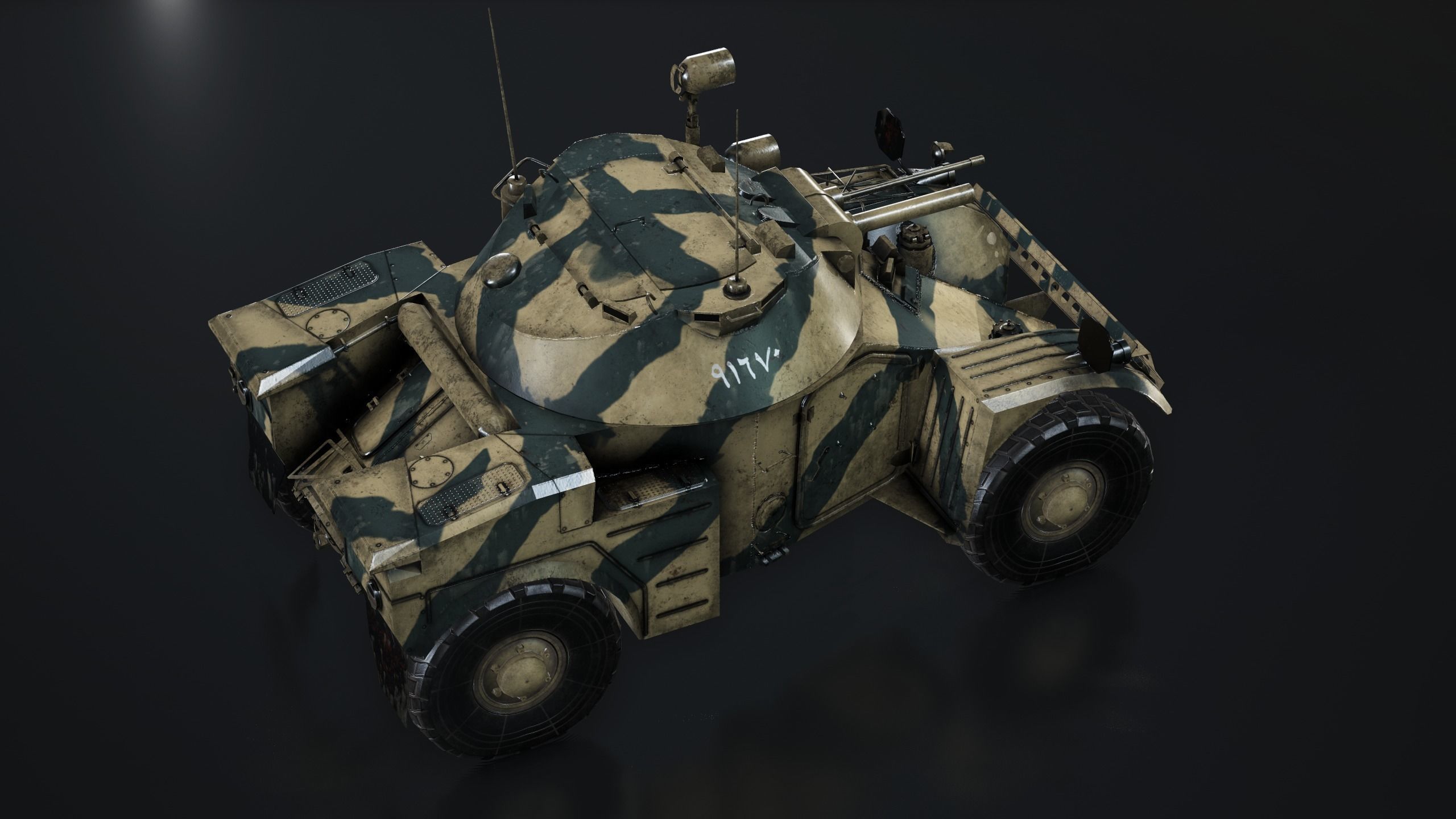 AML-60-12 Iraqi army 3D model | CGTrader