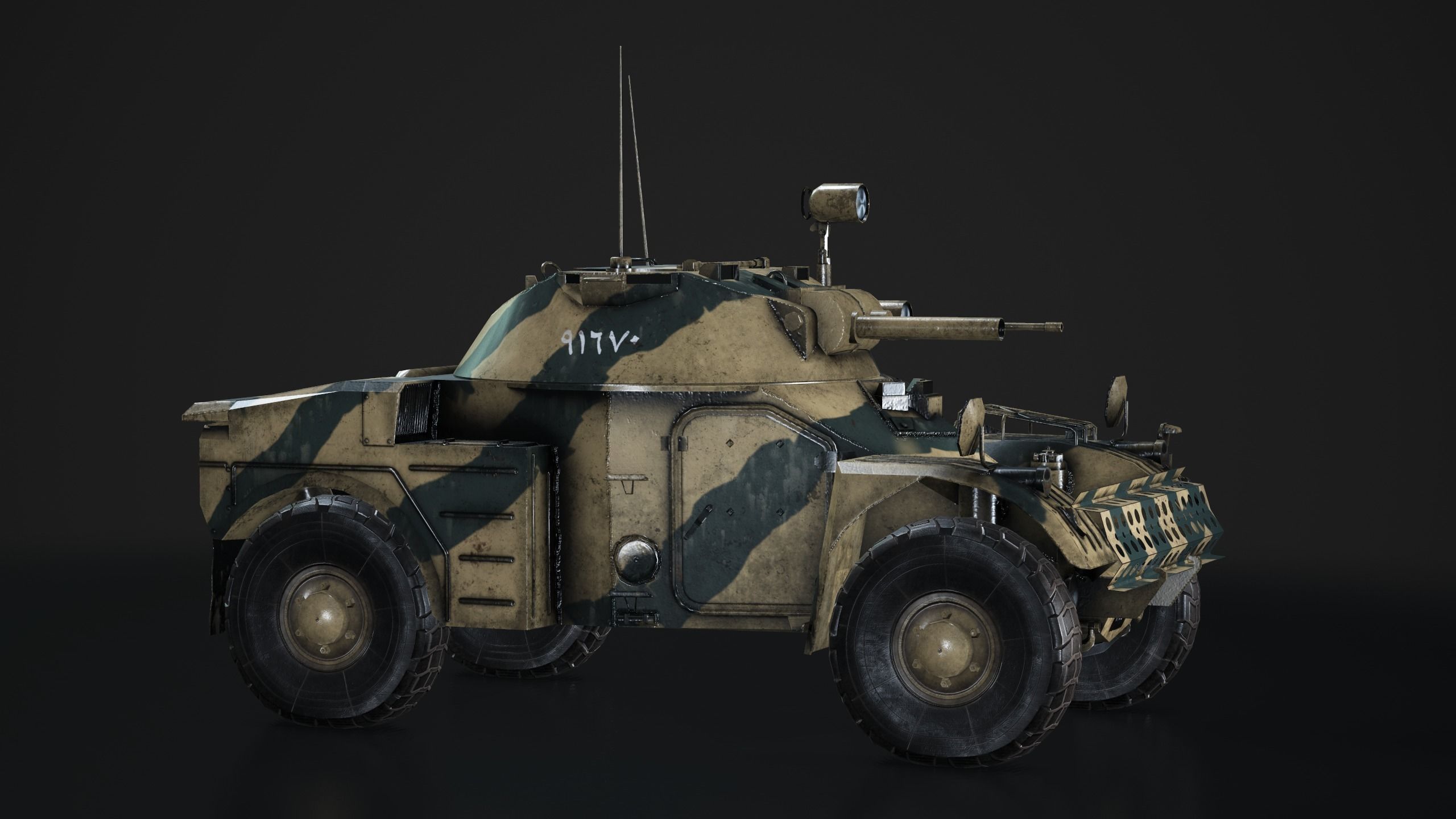 AML-60-12 Iraqi army 3D model | CGTrader