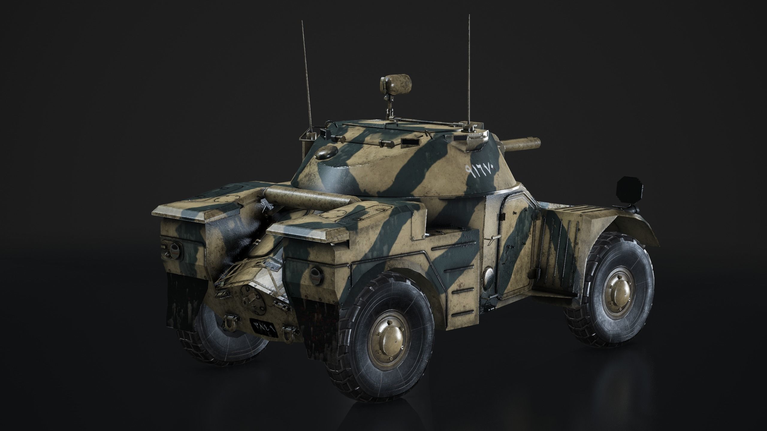 AML-60-12 Iraqi army 3D model | CGTrader