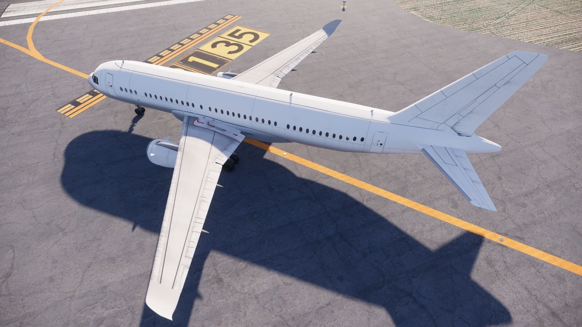 Airbus A320 Template v2 3D model | CGTrader