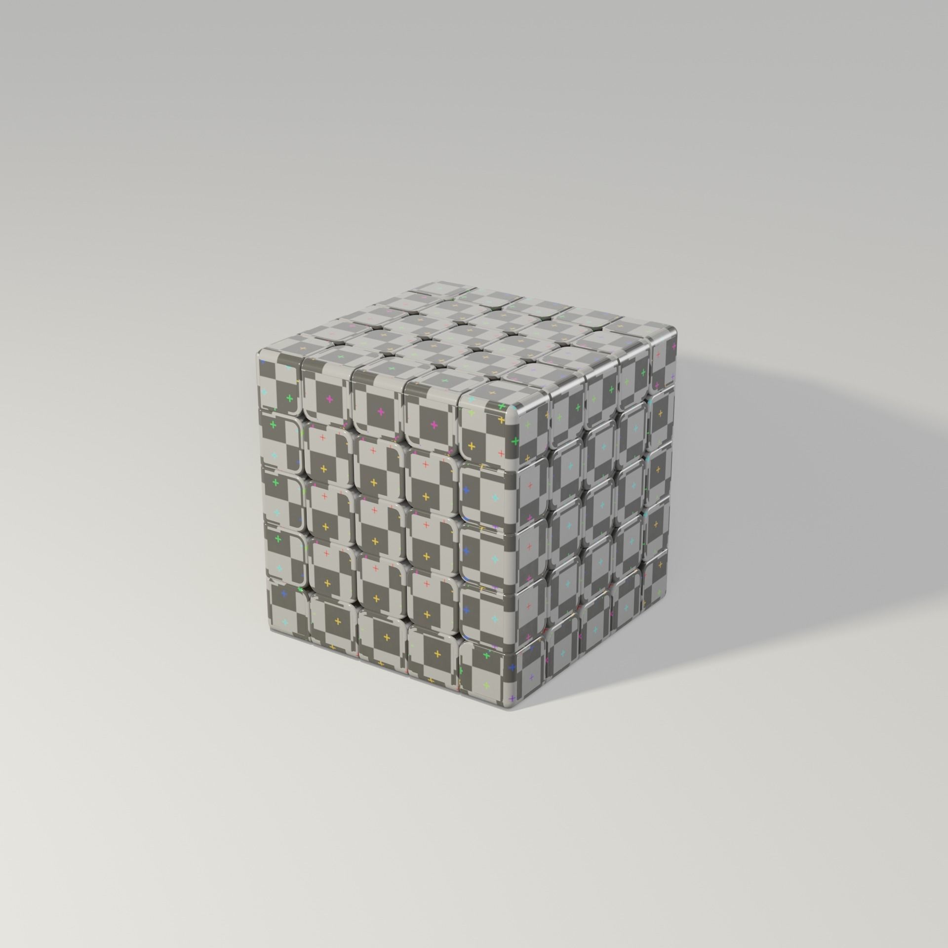 Rubiks Cube 5x5 3D model | CGTrader