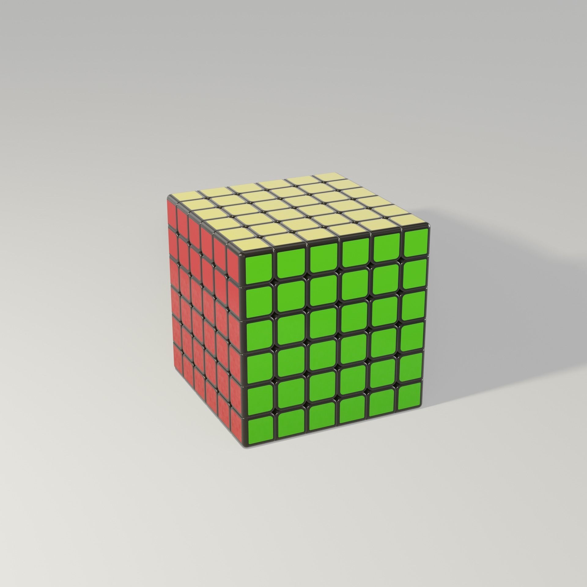 Rubiks Cube 6x6 3D model | CGTrader
