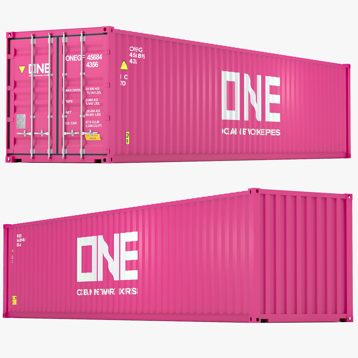 One Shipping Container 3D model | CGTrader
