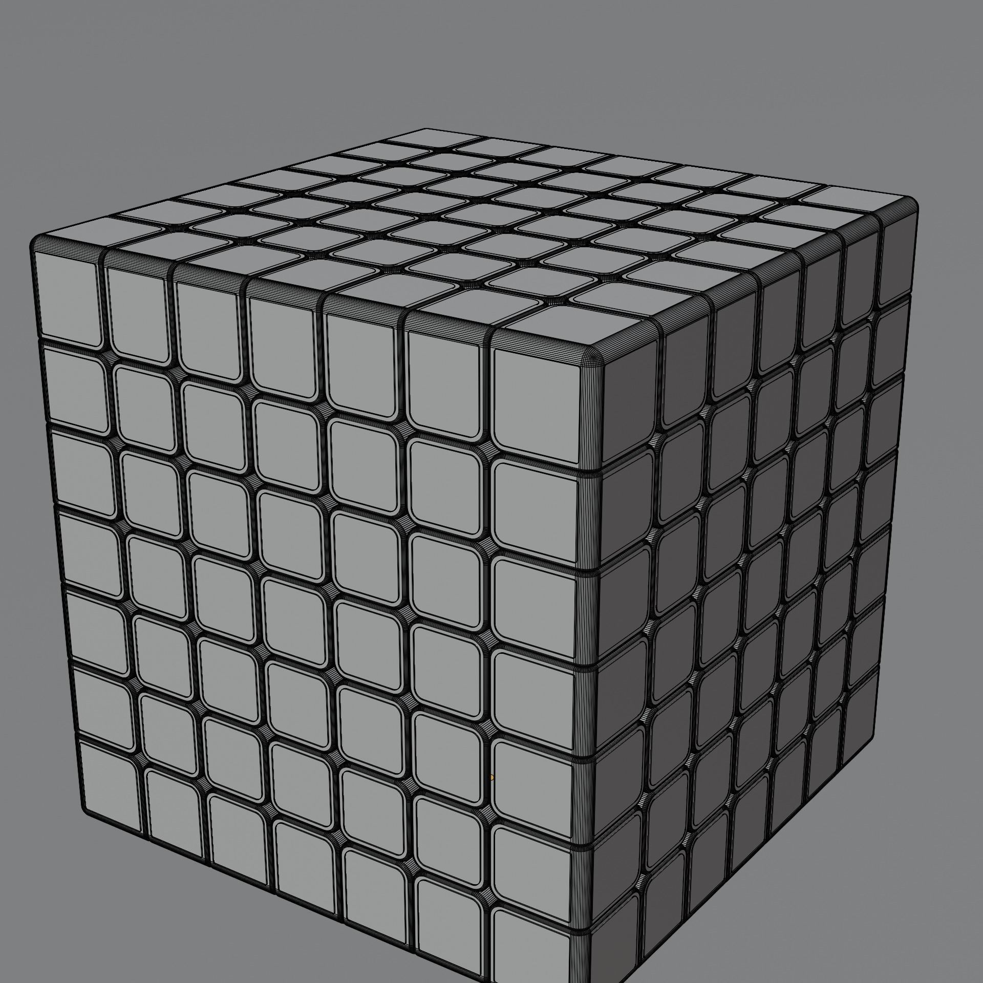 Rubiks Cube 7x7 3D model | CGTrader