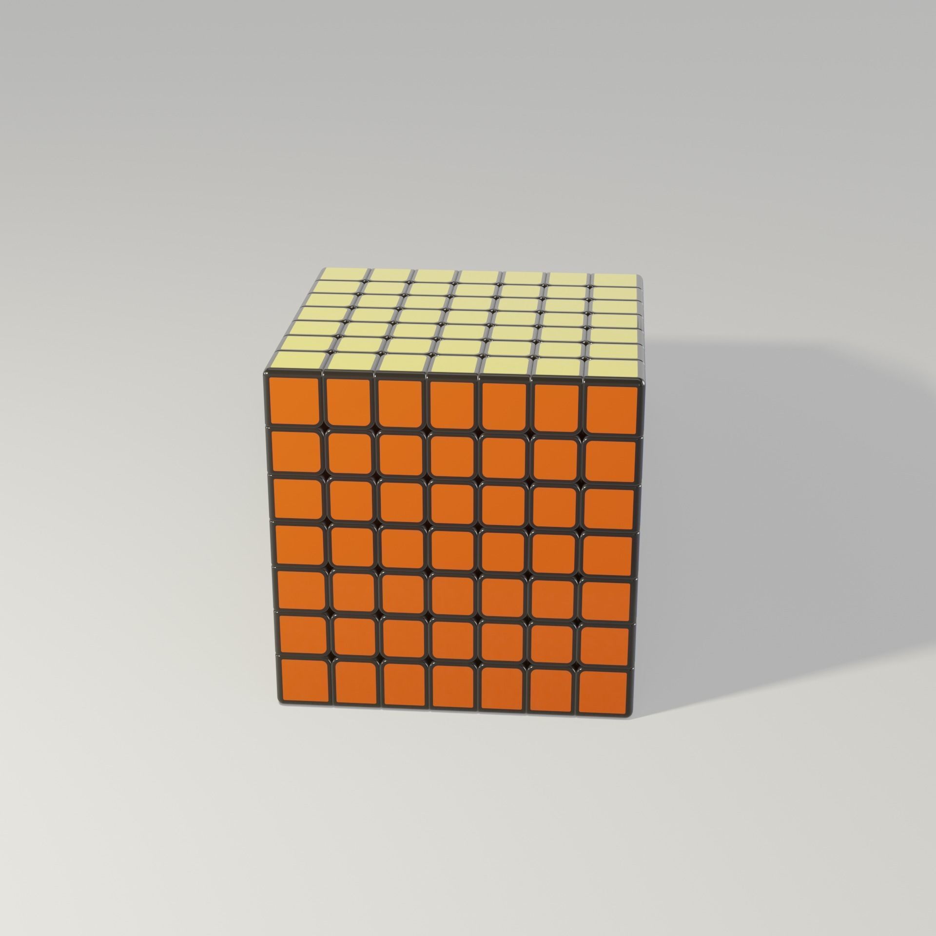 Rubiks Cube 7x7 3D model | CGTrader