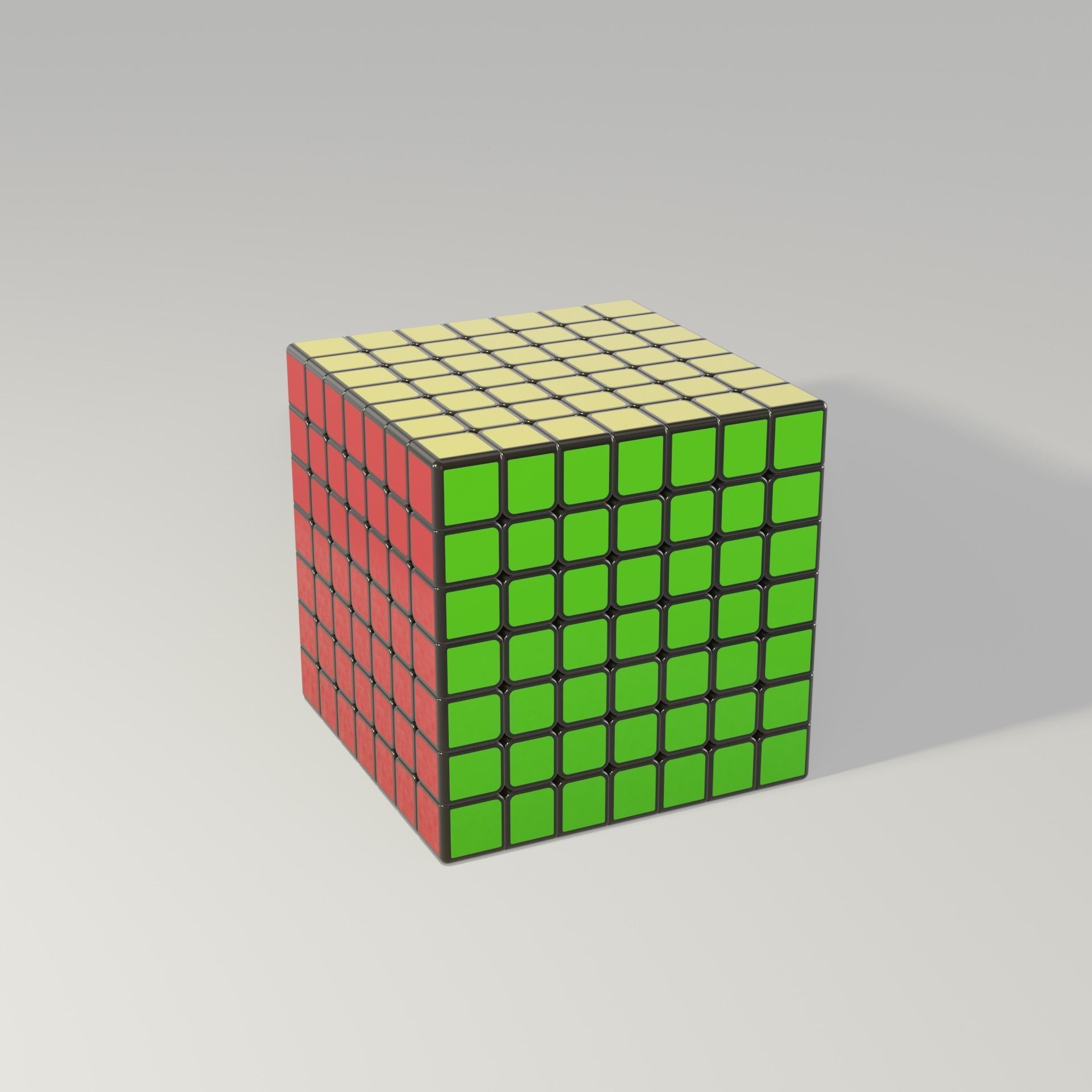 Rubiks Cube 7x7 3D model | CGTrader