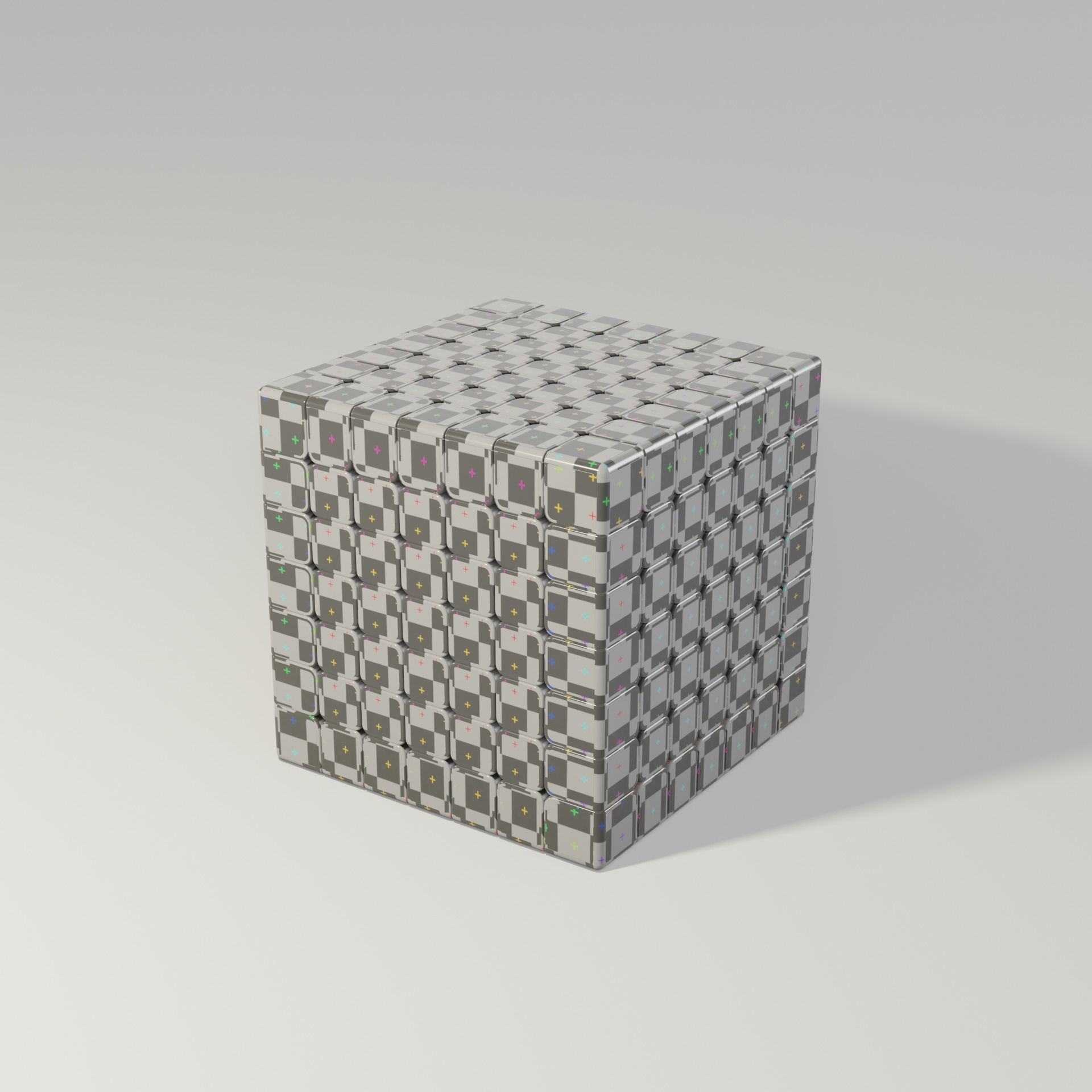 Rubiks Cube 7x7 3D model | CGTrader