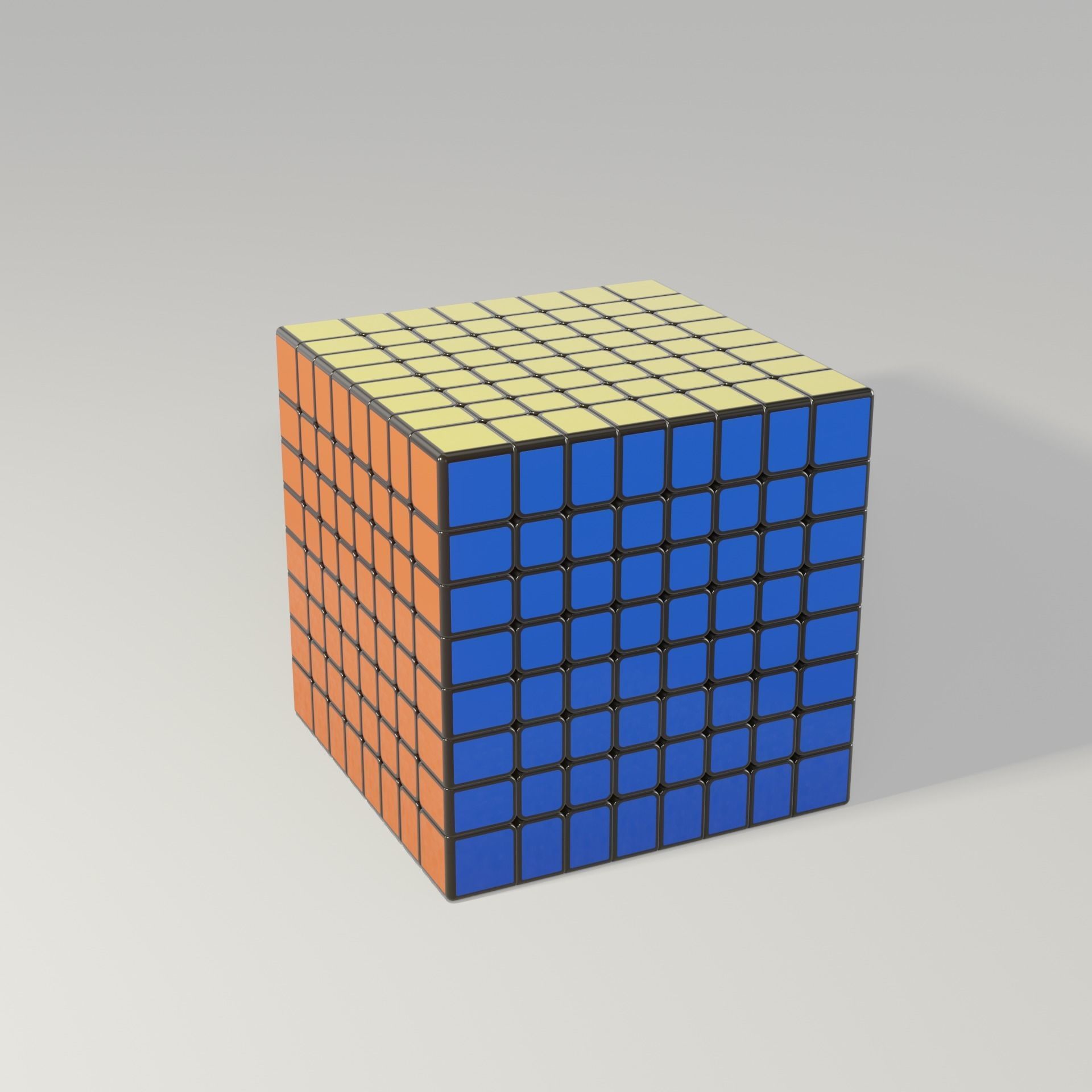 Rubiks Cube 8x8 3D model | CGTrader