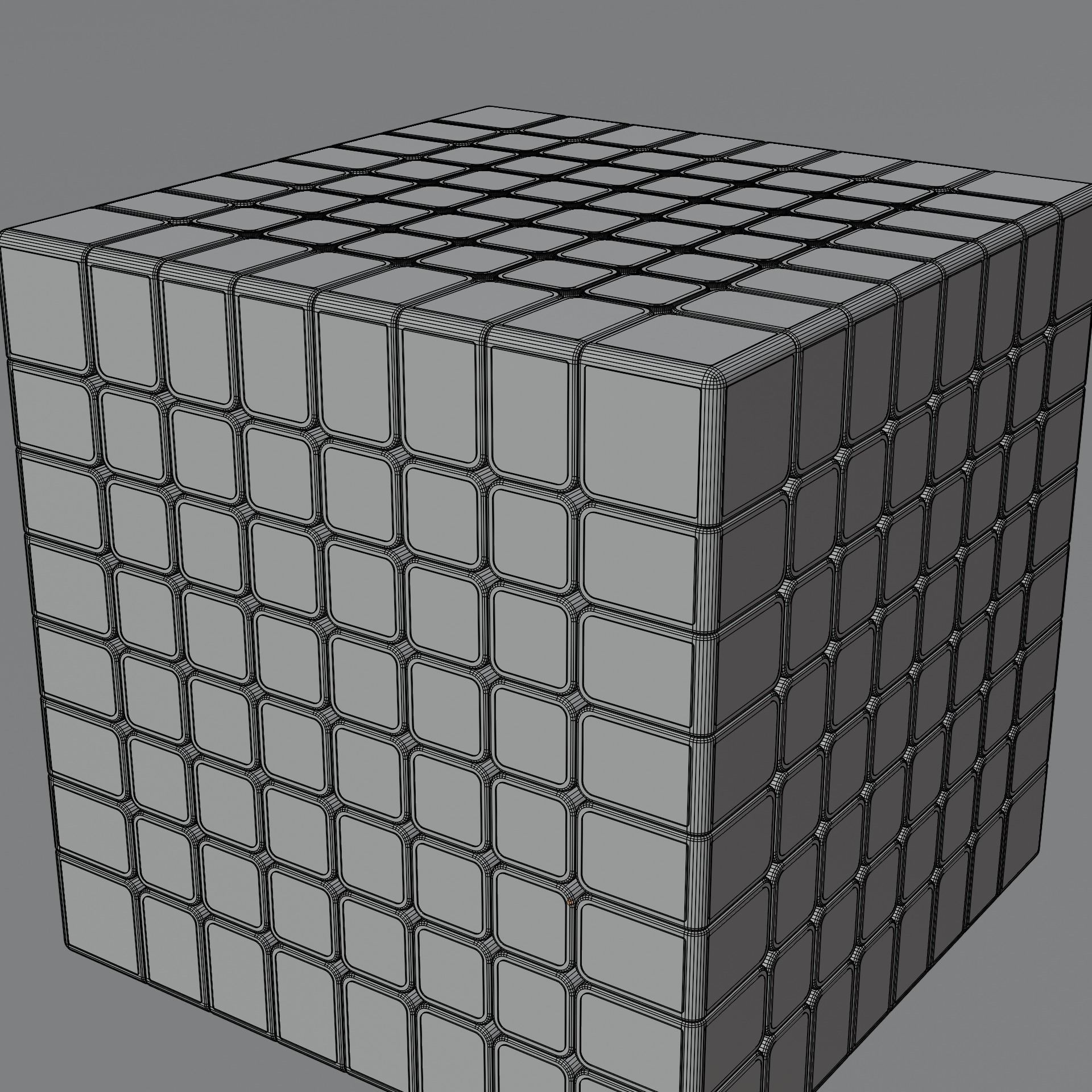 Rubiks Cube 8x8 3D model | CGTrader
