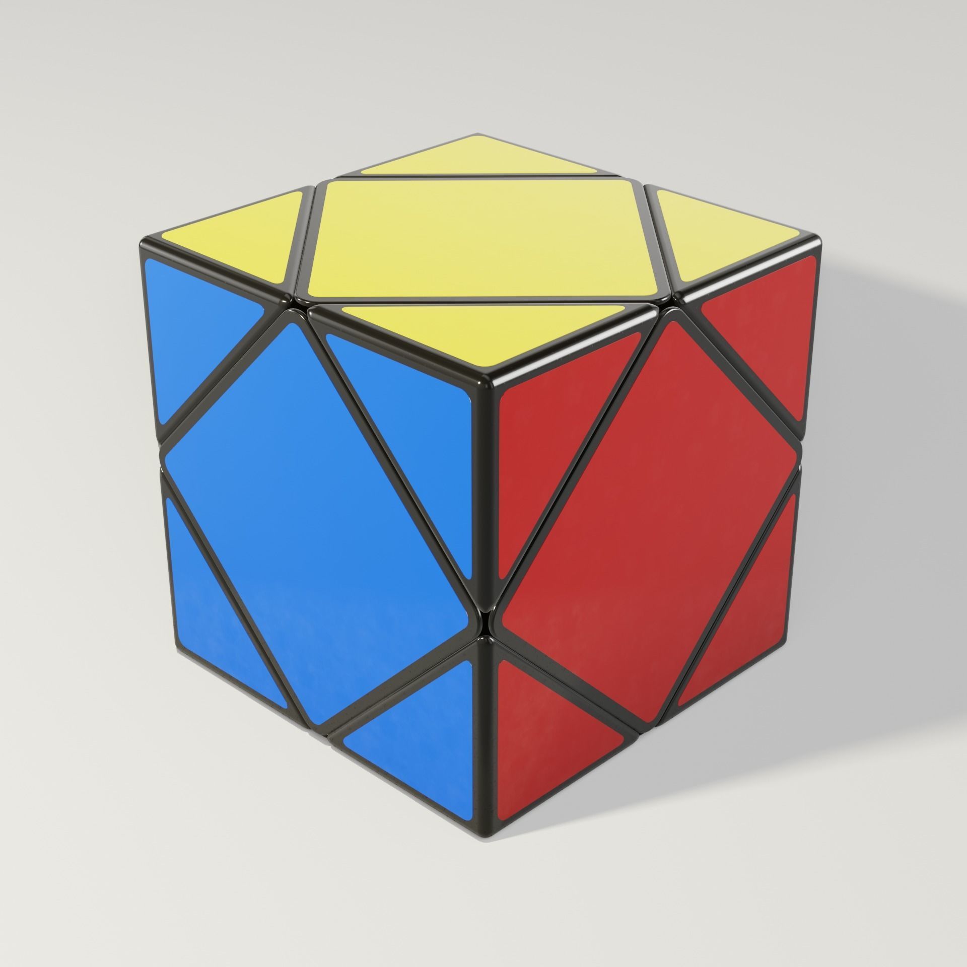 Rubiks Cube Skewb 3D model | CGTrader