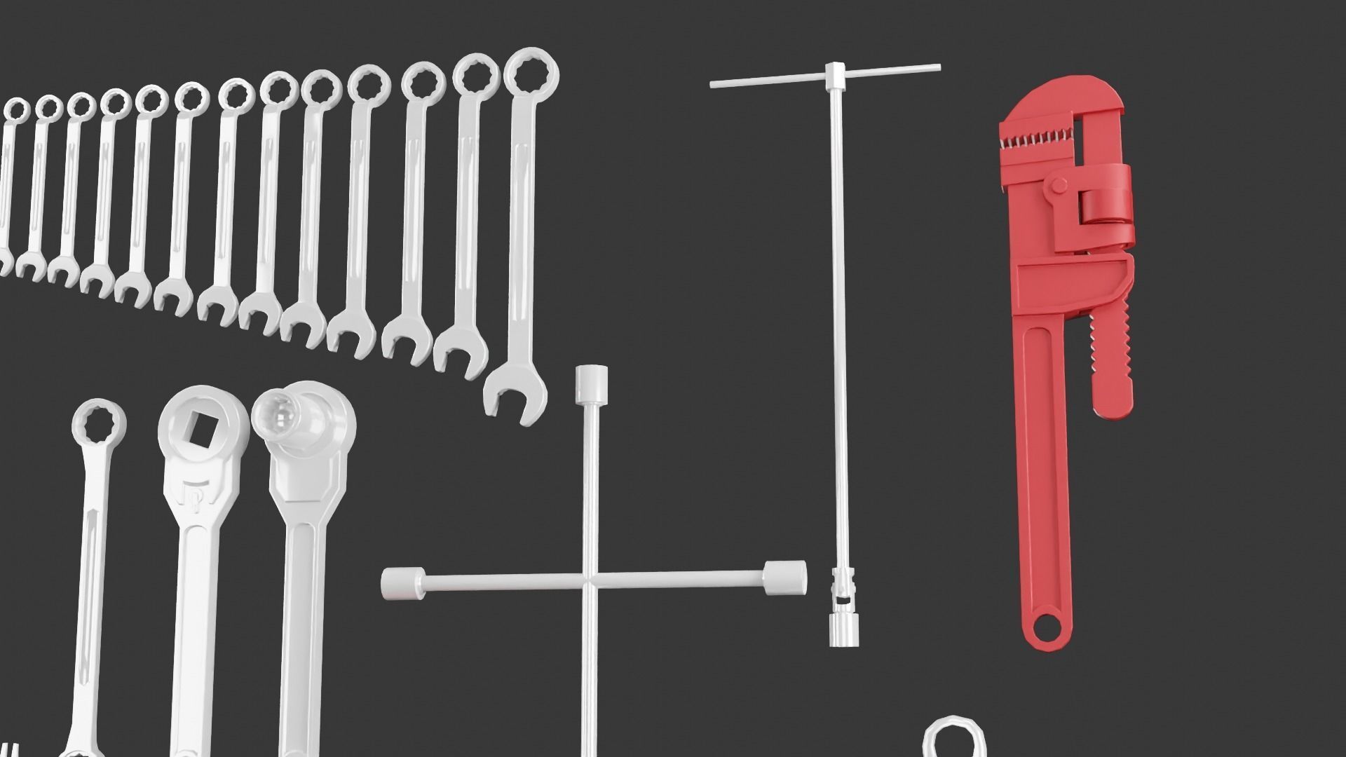 3D model Hand Tools Pack VR / AR / low-poly | CGTrader