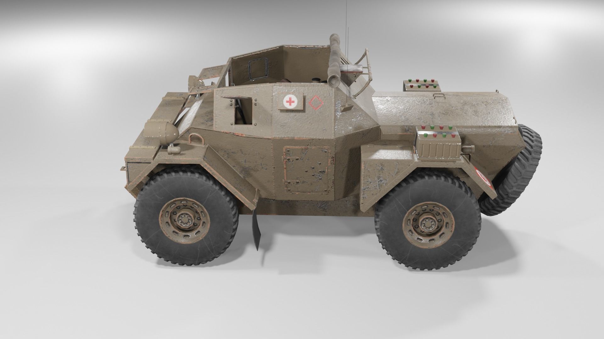 3D model Daimler Dingo Scout Car VR / AR / low-poly | CGTrader