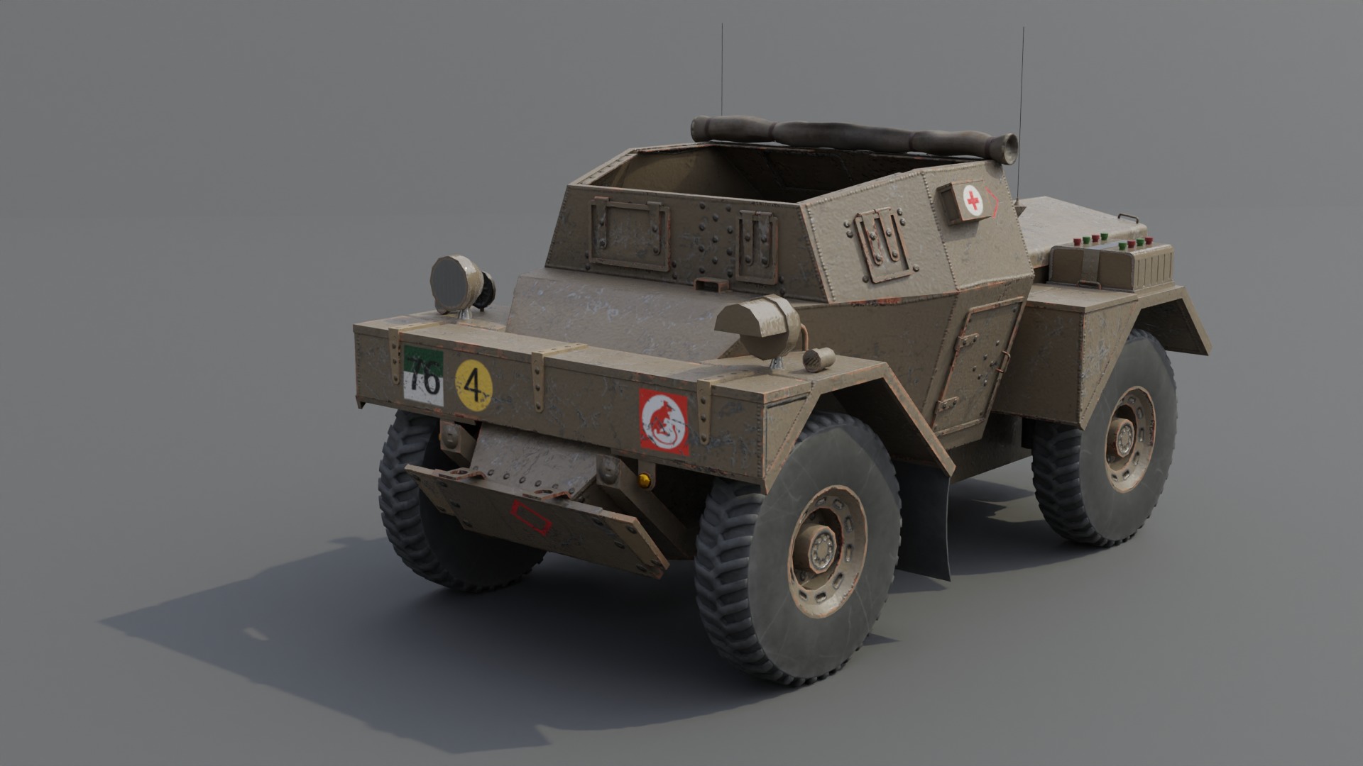 3D model Daimler Dingo Scout Car VR / AR / low-poly | CGTrader