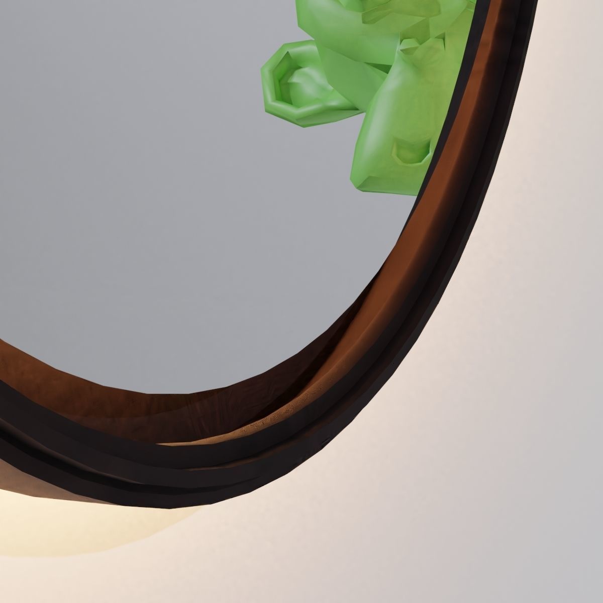 Round mirror free VR / AR / low-poly 3D model | CGTrader