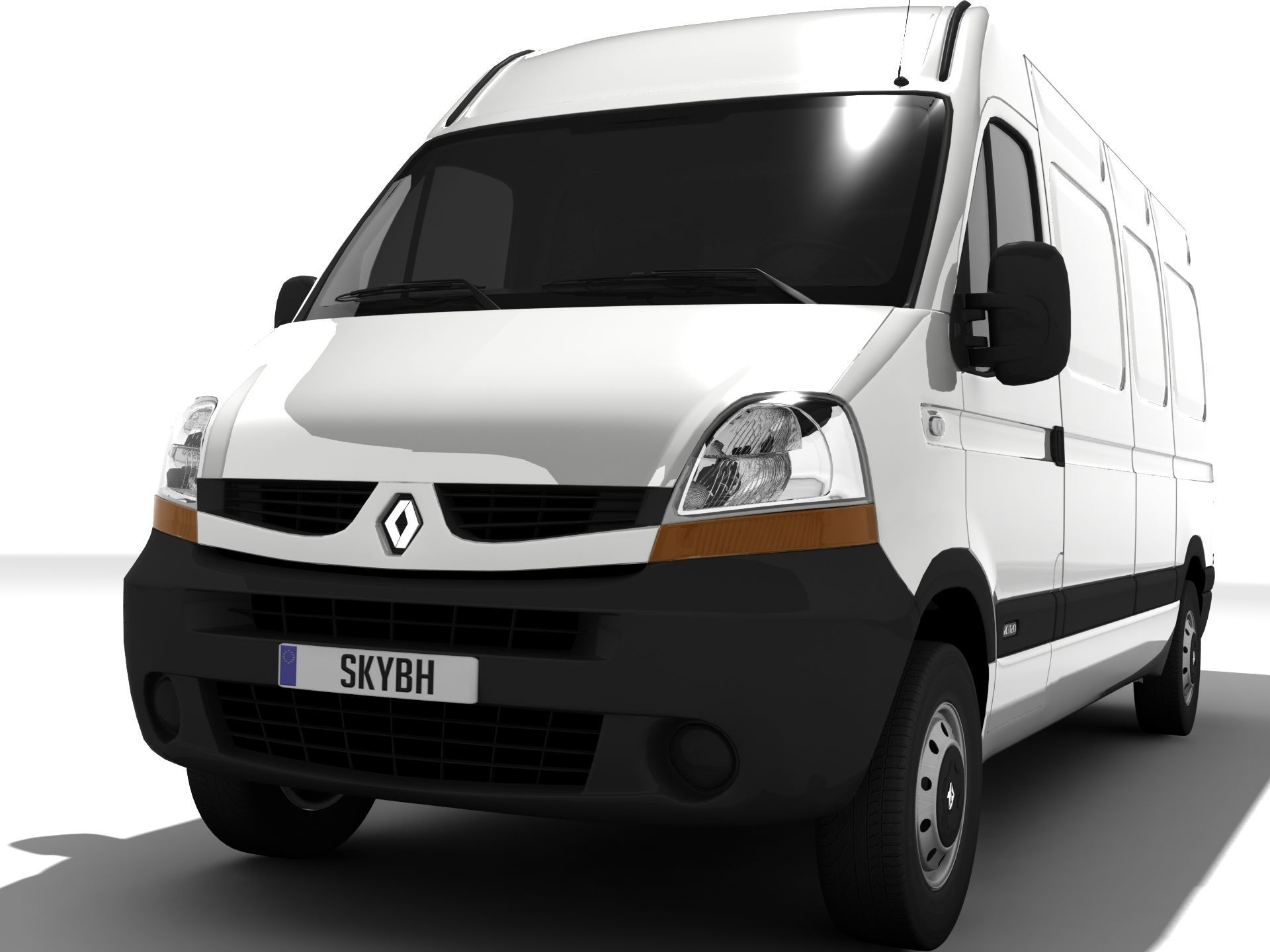 3D model Renault Master II L3H2 VR / AR / low-poly | CGTrader