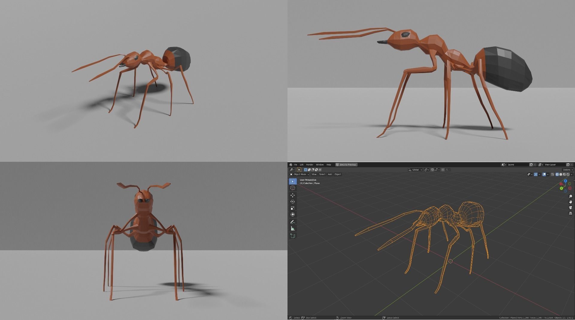 3D model Insects Pack VR / AR / low-poly | CGTrader
