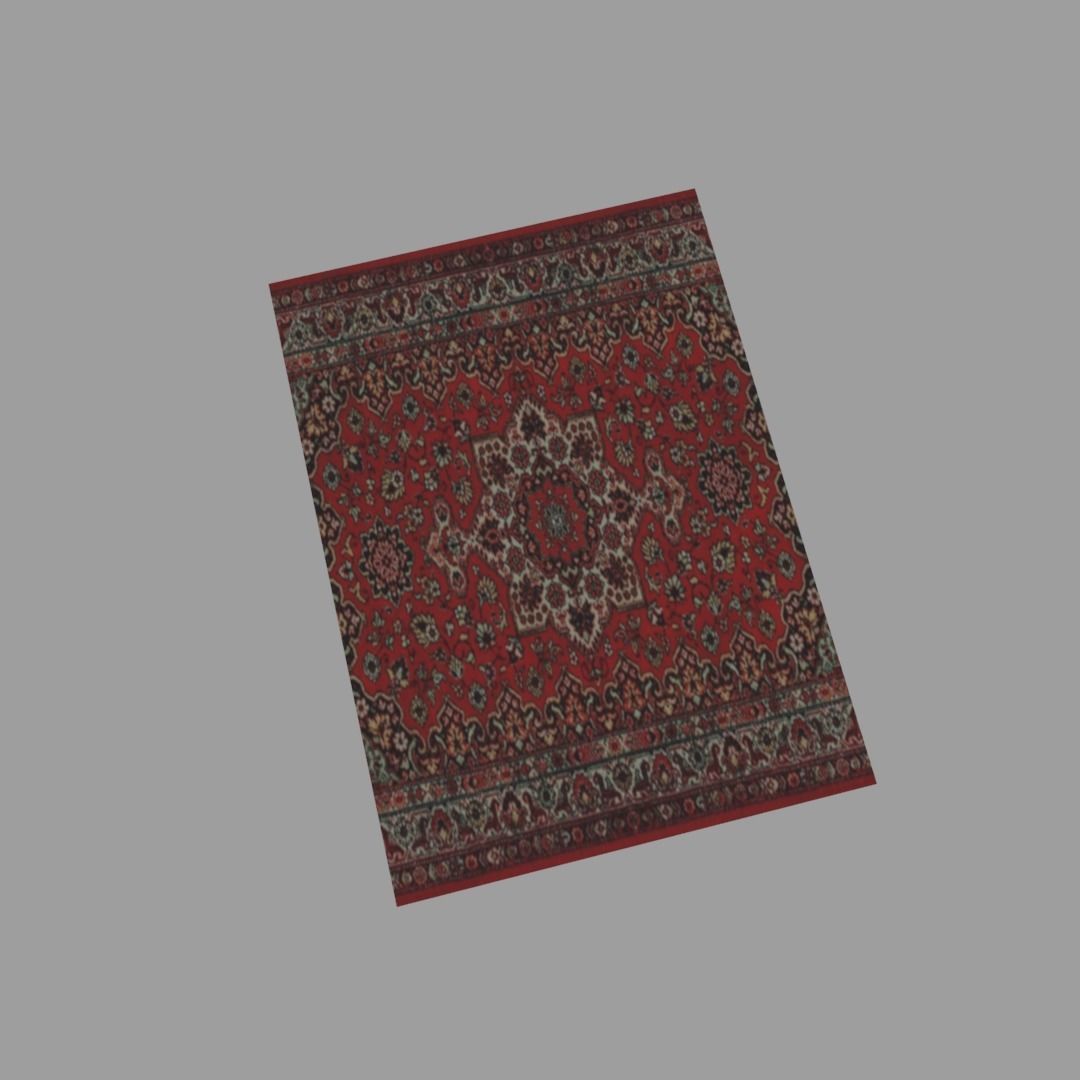 Persian carpet free VR / AR / low-poly 3D model | CGTrader