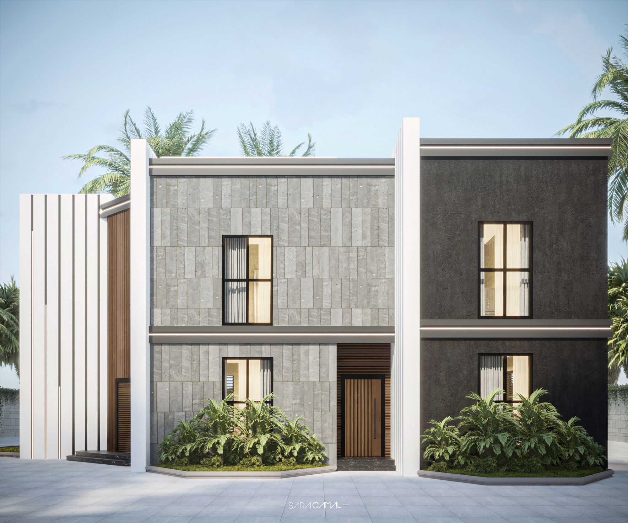 Modern Villa 3D model 3D printable | CGTrader