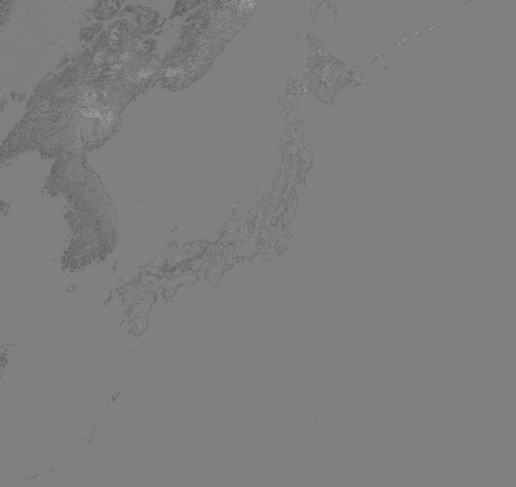 Japan High resolution 46k curvature map Texture | CGTrader