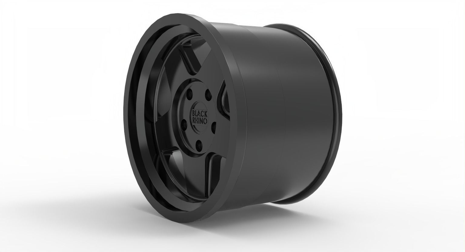 Semi Gloss Black Black Rhino Realm Wheel Series Realm 3D model 3D ...