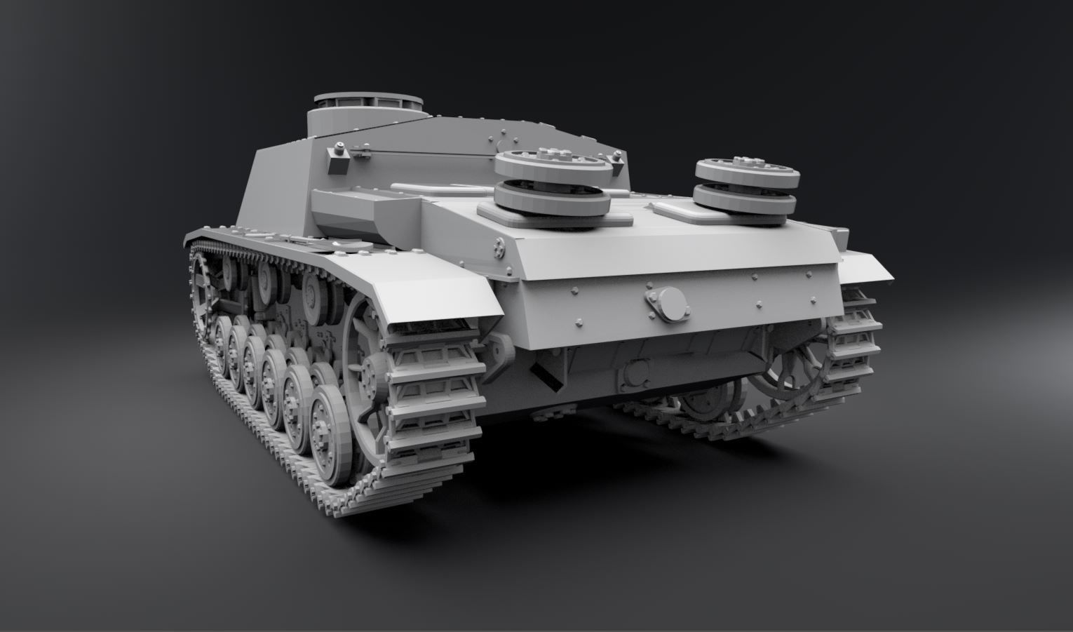 StuG III Scale model 3D model 3D printable | CGTrader