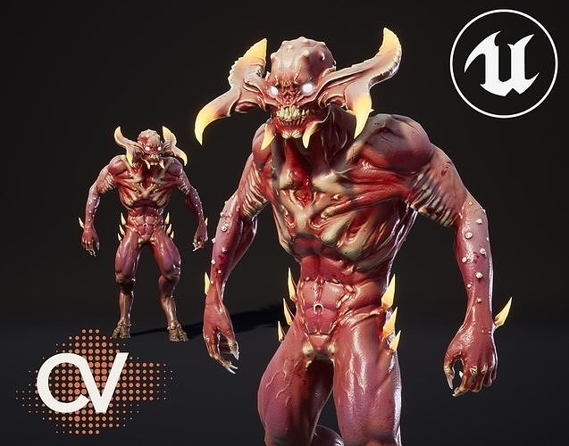 3D model Demon Lord VR / AR / low-poly | CGTrader