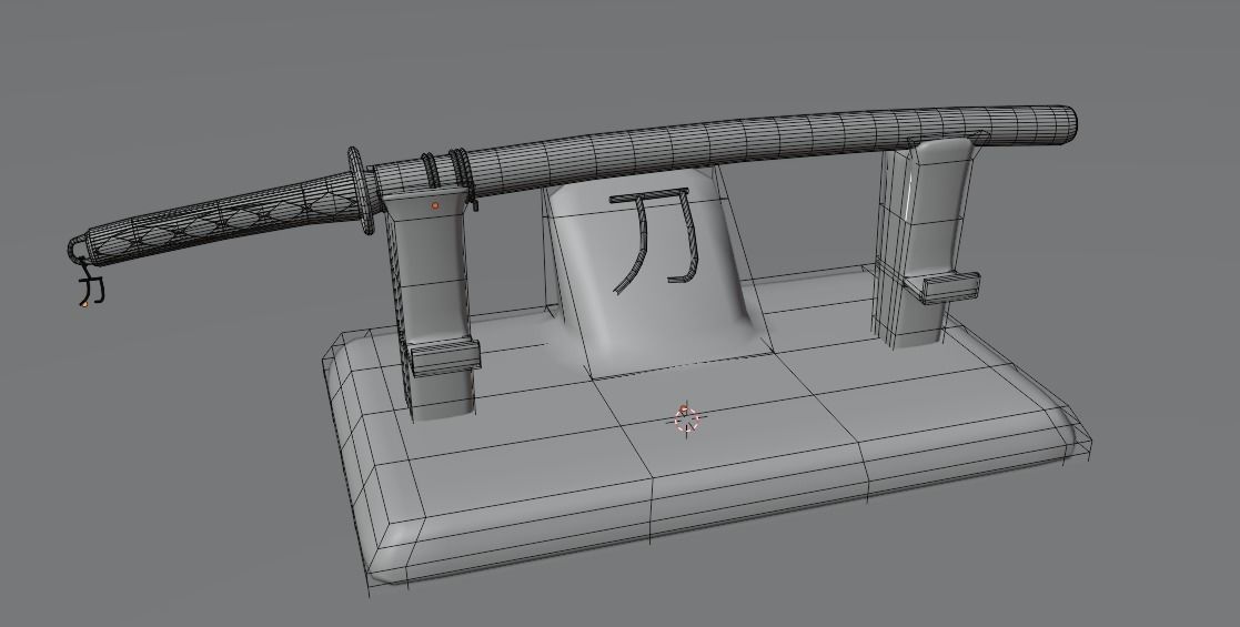 3D model Katana low poly game-ready VR / AR / low-poly | CGTrader