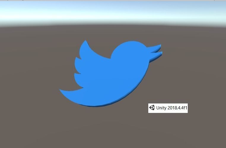 Twitter 3D logo 3D model | CGTrader