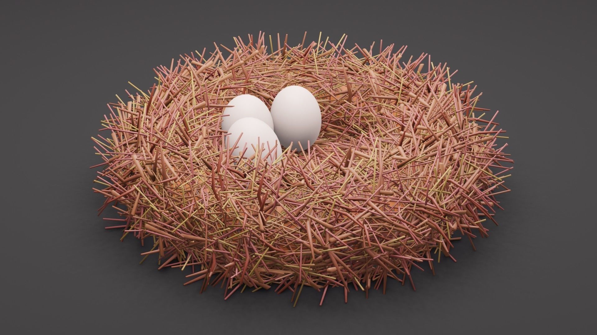 Bird Nest free 3D model | CGTrader
