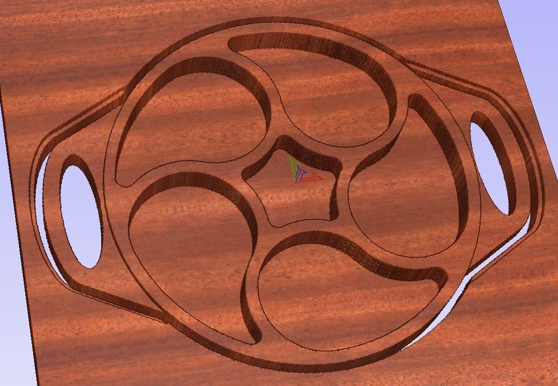 Simple Tray - 3D STL file and vector files for CNC 3D model 3D ...