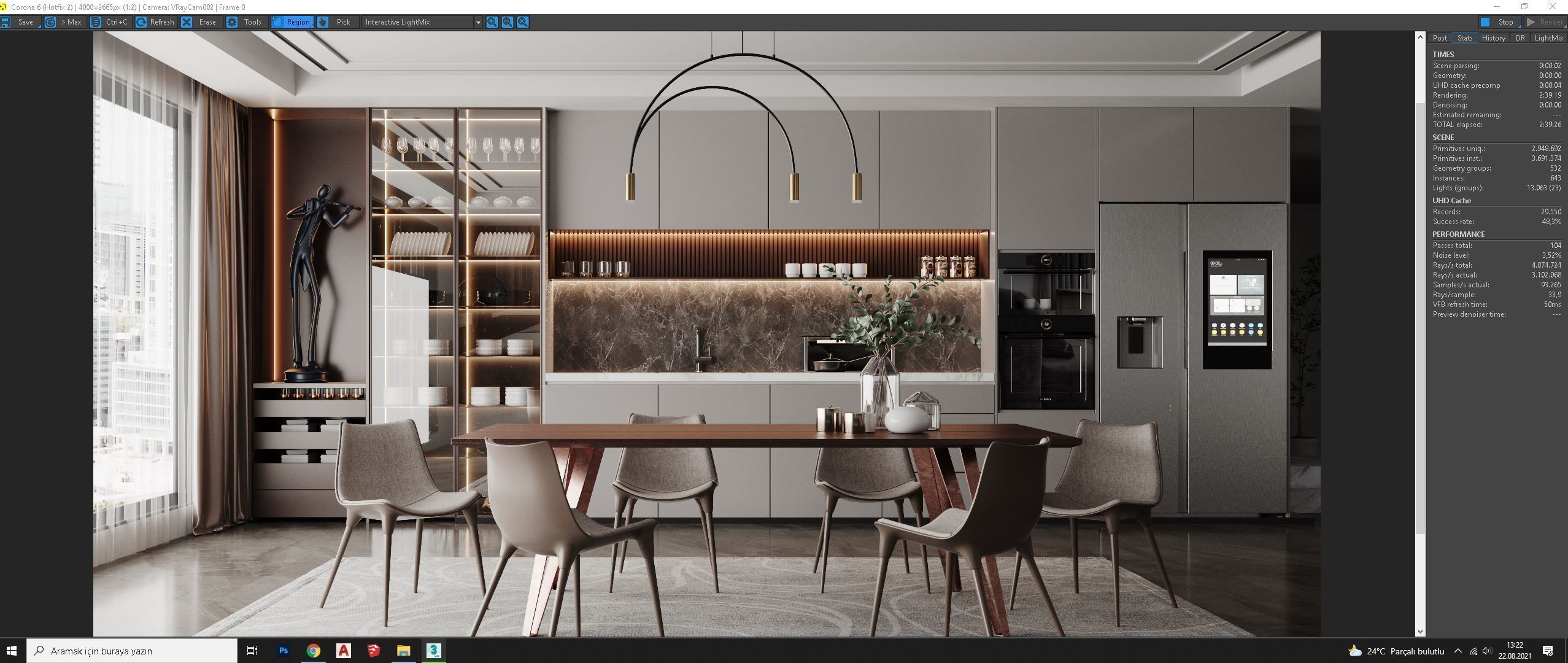Modern Kitchen Design in 3DsMax 3D model | CGTrader