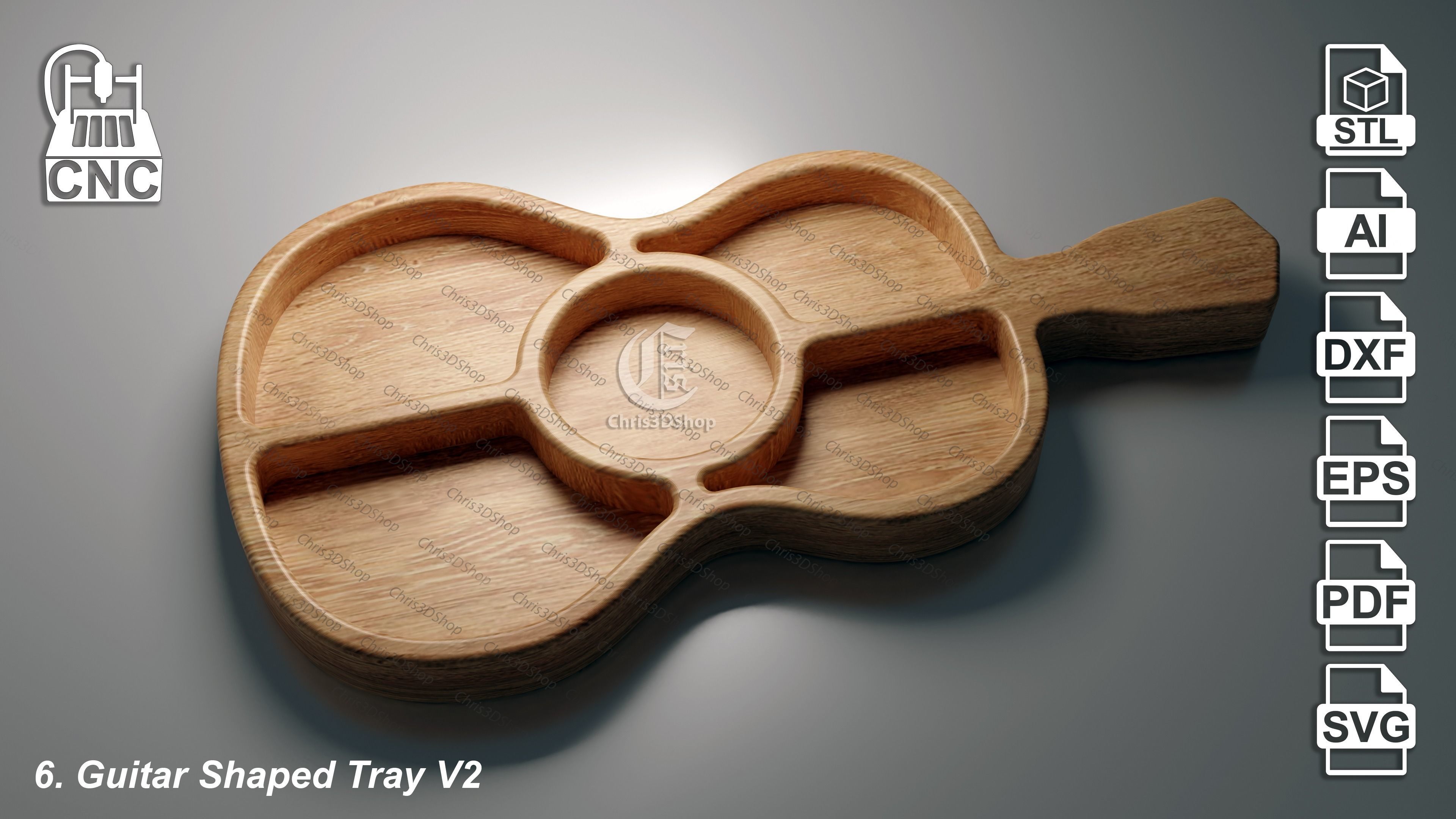 10 Trays Pack V2- Files For CNC 3D model 3D printable | CGTrader