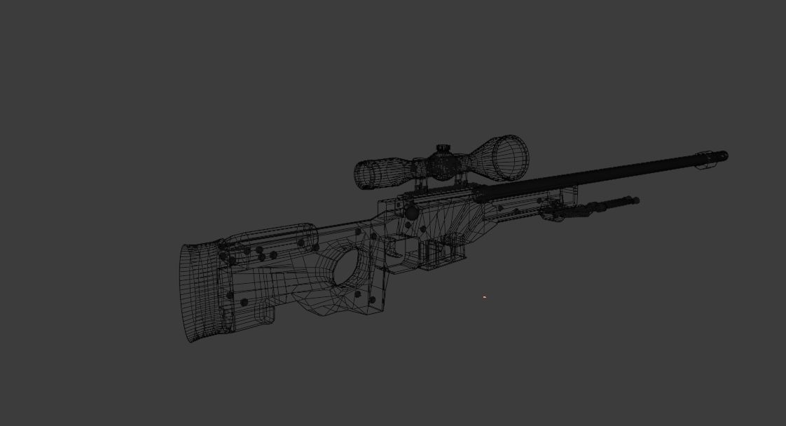 3D model Sniper rifle AWP VR / AR / low-poly | CGTrader