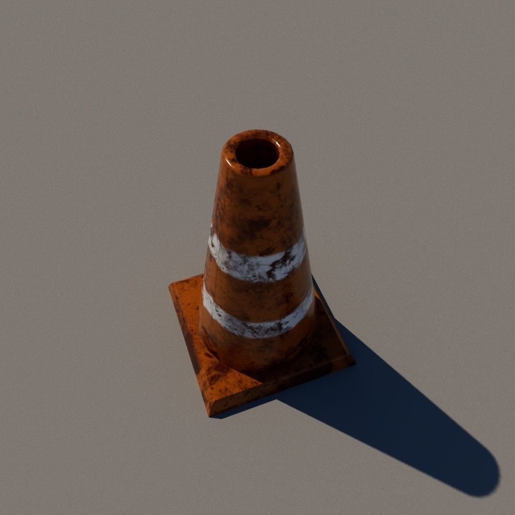 3D model Construction Cones VR / AR / low-poly | CGTrader