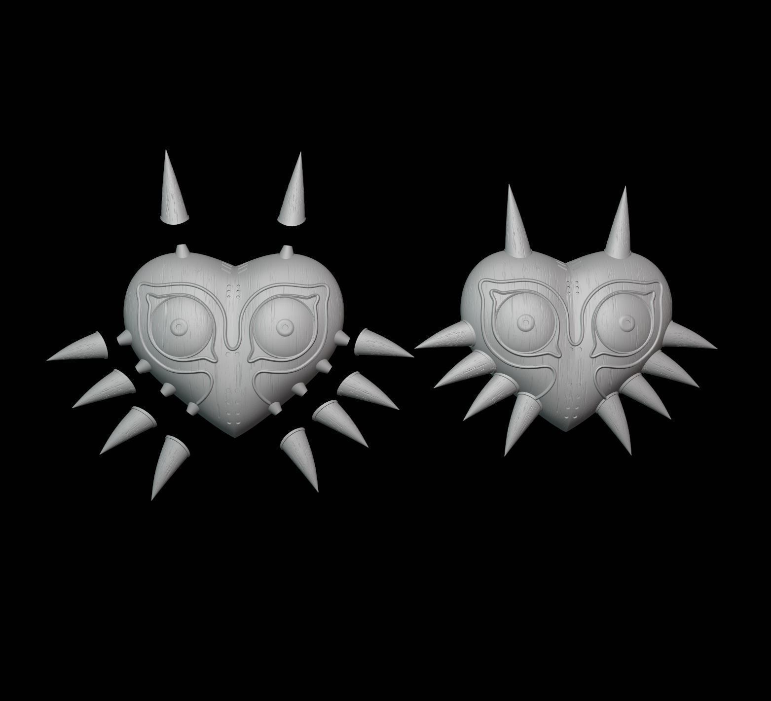 Majoras Mask Accurate 3D printable files 3D model 3D printable | CGTrader
